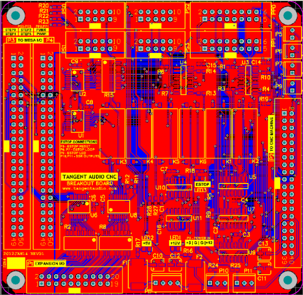 CNC Breakout Board Done – Tangent Audio